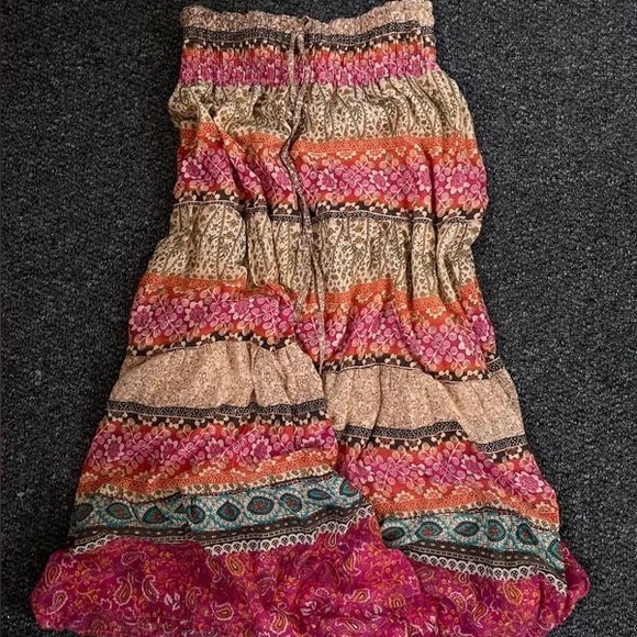 Coach | Bags | Coach Tan And Pink Smocked Bubble Maxi Bag | Poshmark